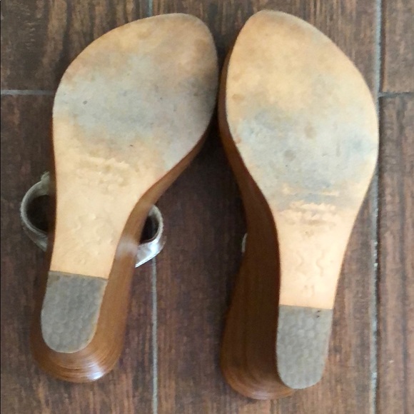 pasha | Shoes | Pasha Mystique Jeweled Wedge Sandals 9 | Poshmark